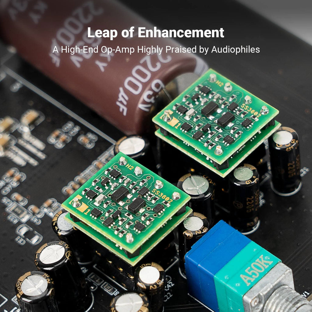 Replaceable BT20A PRO V3 Op-Amp Chips - SS3602, MUSES02, OPA – Fosi Audio