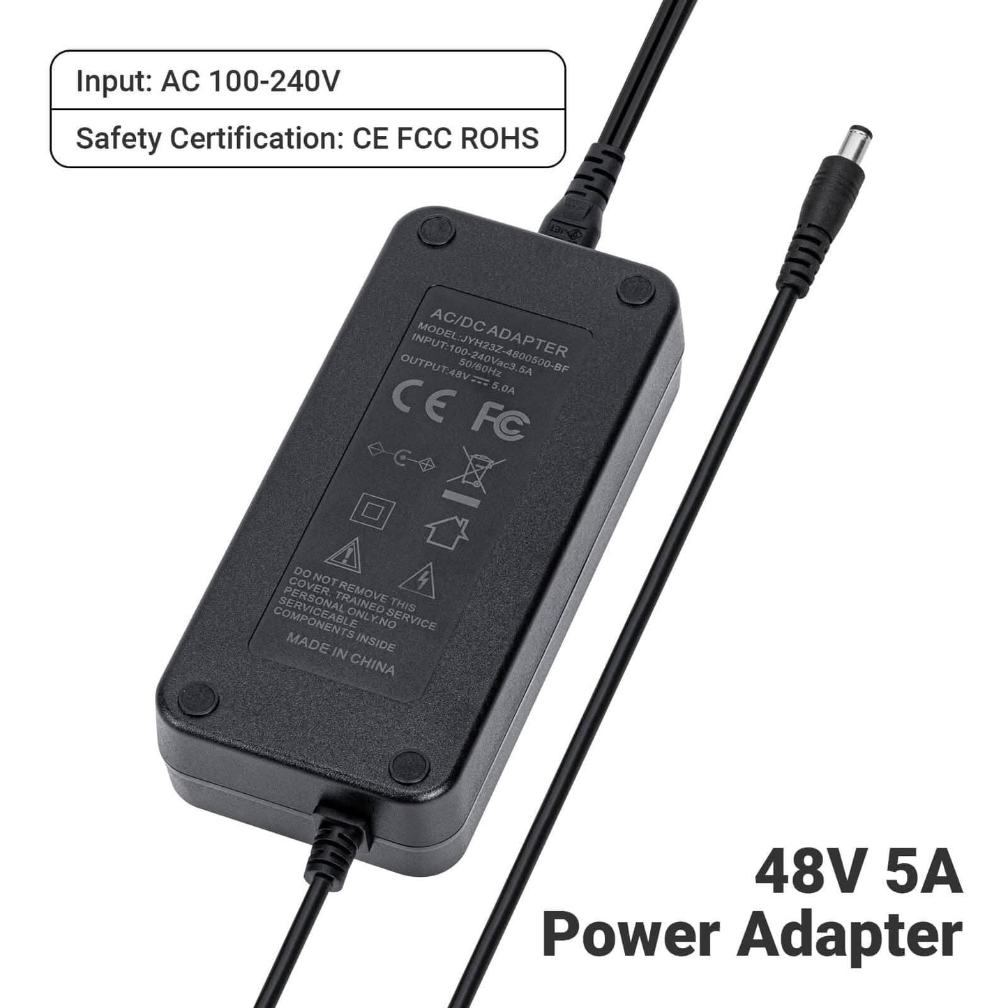 Fosi Audio 48V Power Supply Adapter for TB10D, BT20A PRO,V3