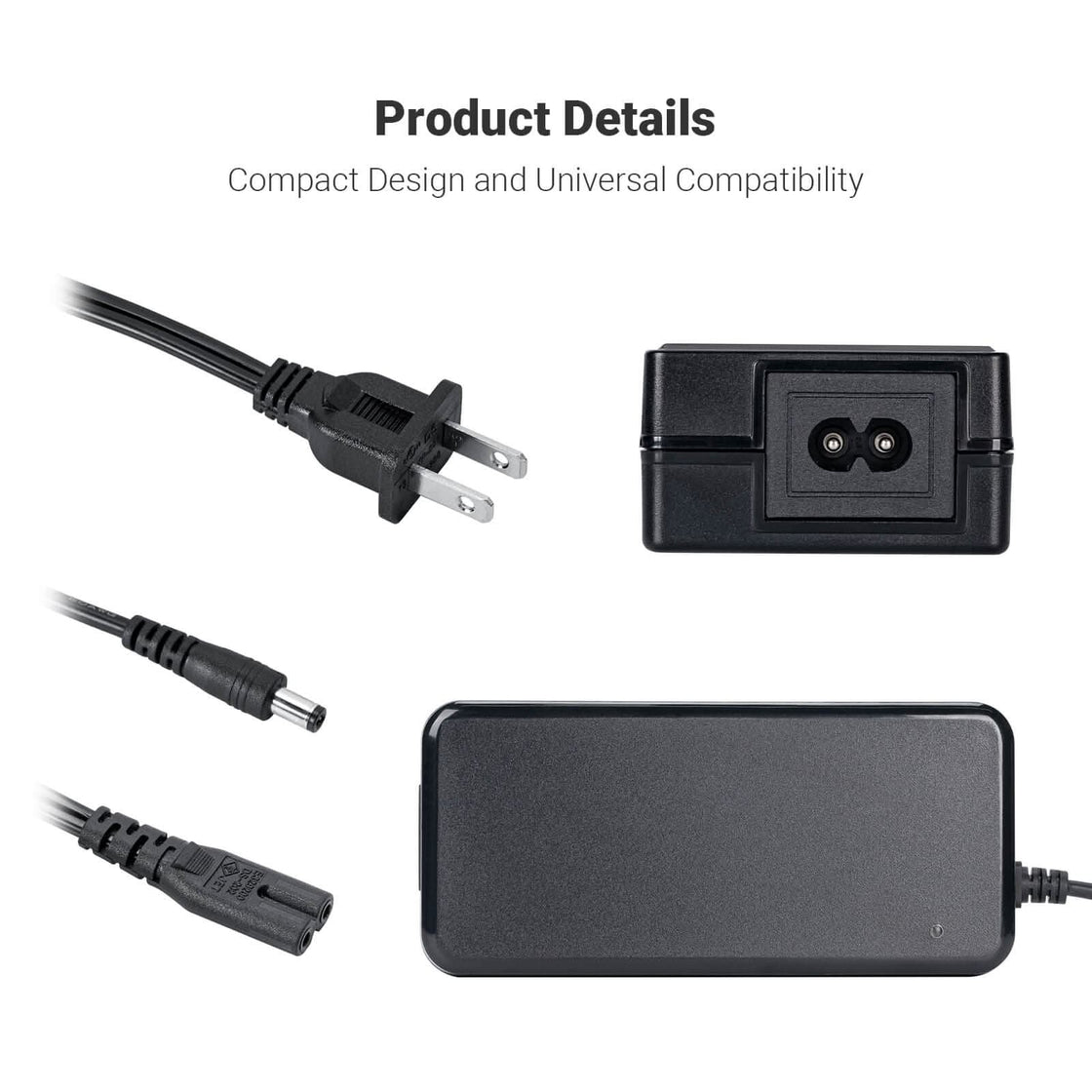 Fosi Audio 48V Power Supply Adapter for TB10D, BT20A PRO,V3