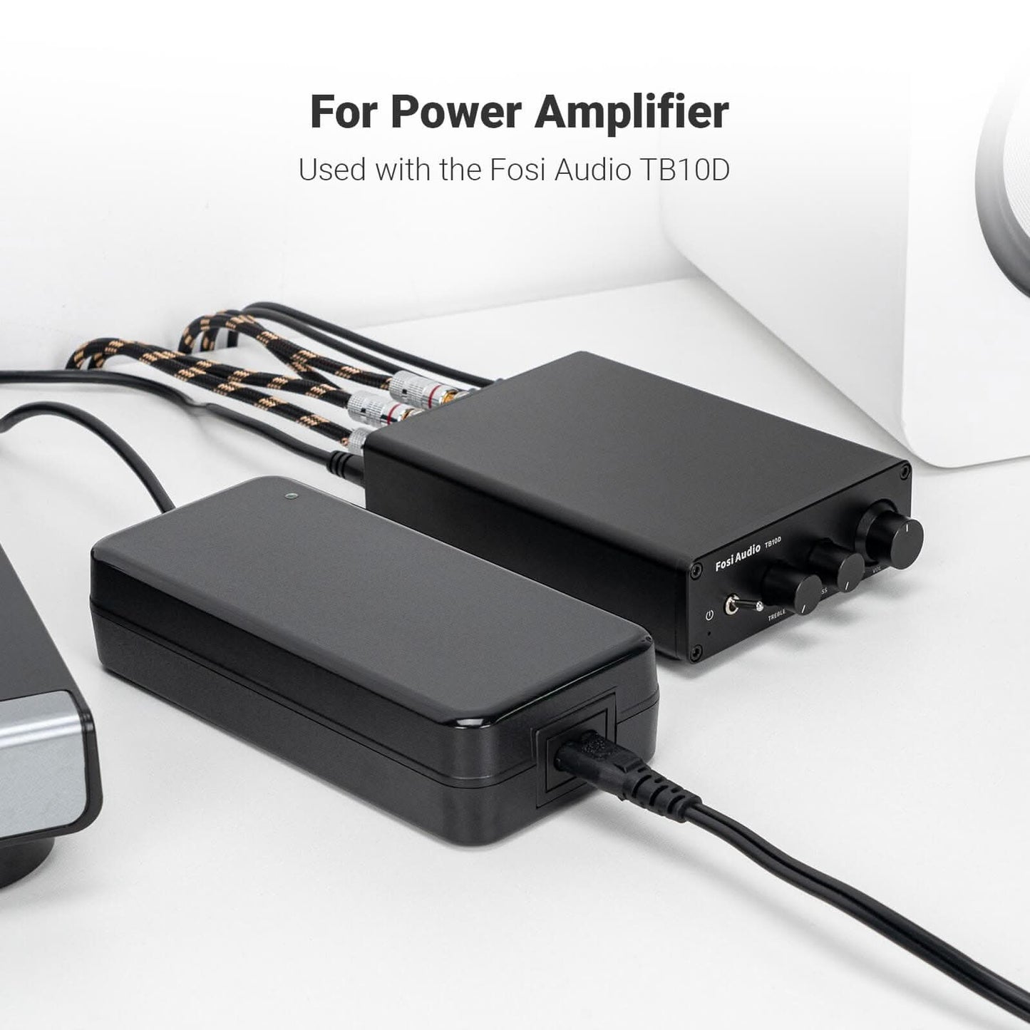 Fosi Audio 48V Power Supply Adapter for TB10D, BT20A PRO,V3