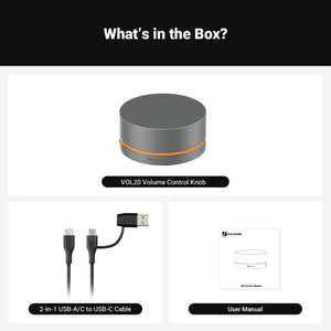 Fosi Audio VOL20 Bluetooth Volume Control Knob
