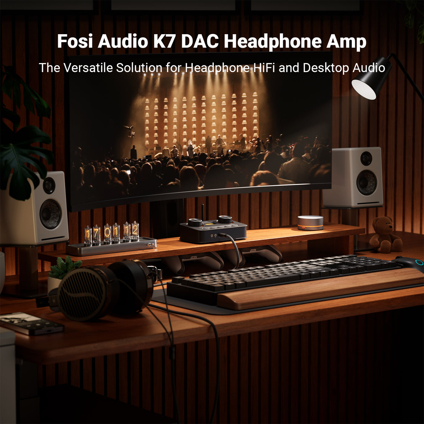 Fosi Audio DS2 Mini Audio USB DAC Headphone Amplifier