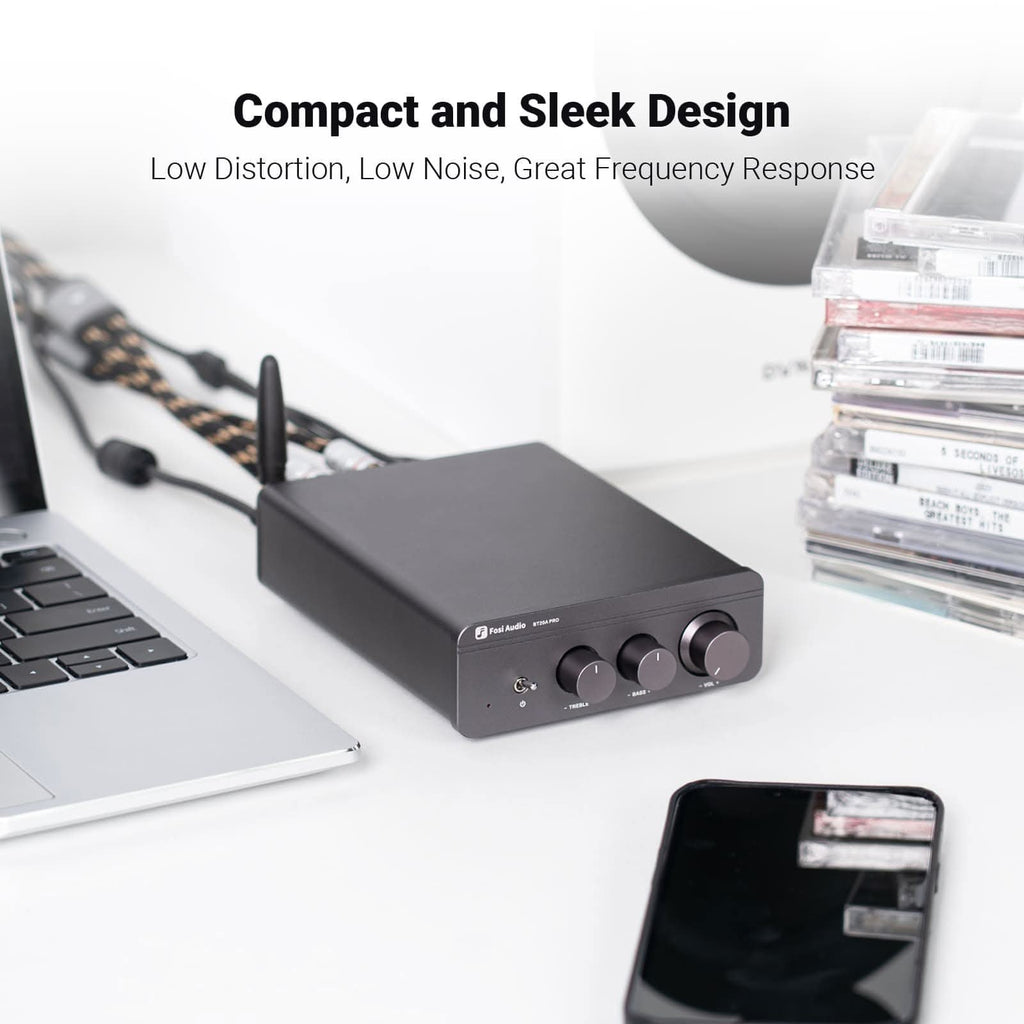 Fosi Audio BT20A PRO 300W x2 Bluetooth 5.0 Power Amplifier