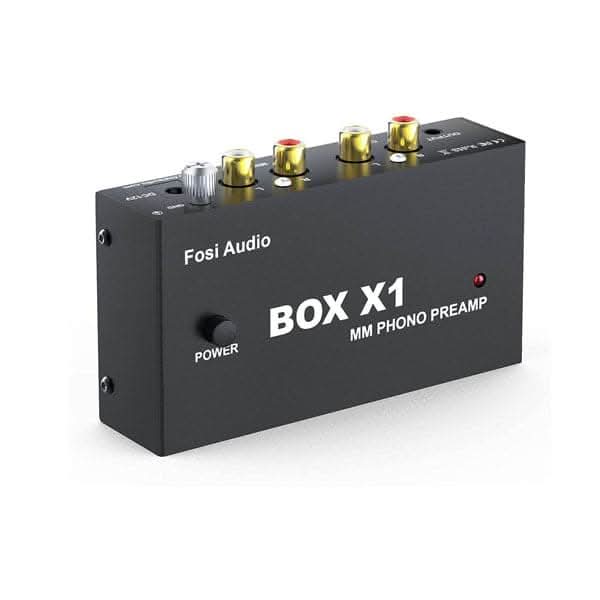 Fosi Audio BOX X1-MM Phono Preamp with AUX Headphone Output